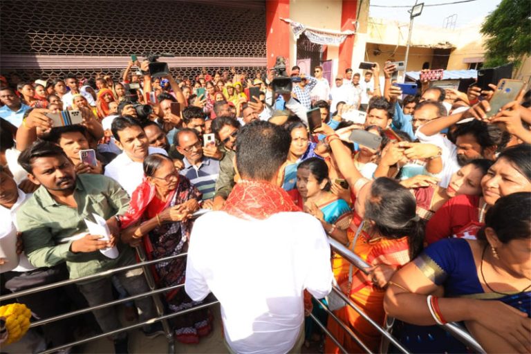 Pandian Visits Maa Samalei Temple Development Project – Kalinga Voice