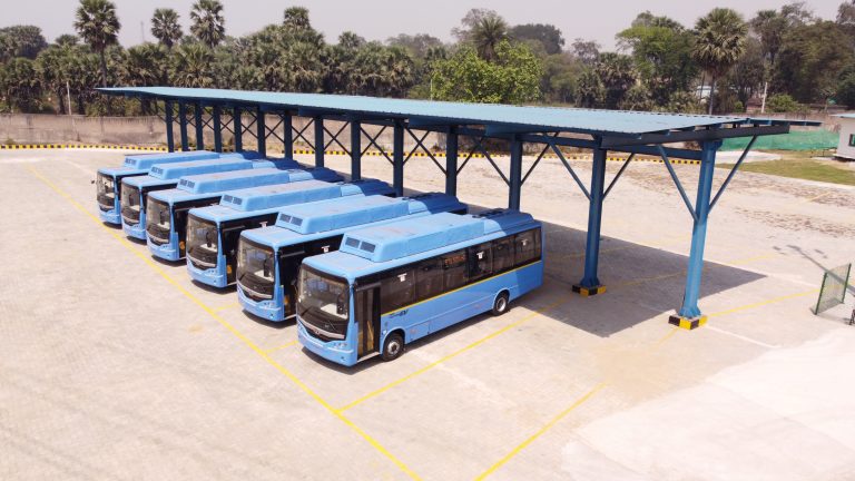 Tata Steel Meramandali Launches 20 Electric Buses for Employees ...
